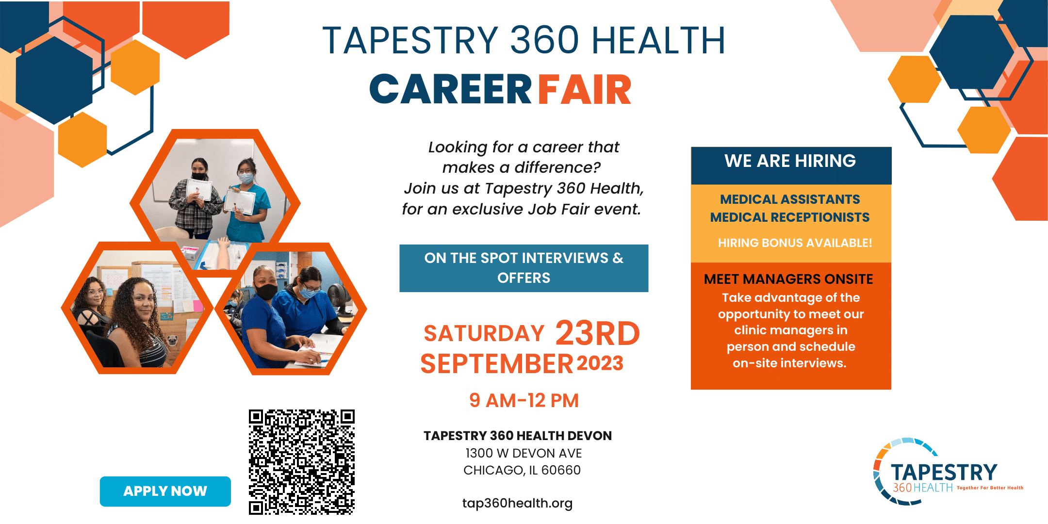 Tapestry 360 Health Career Fair | Tapestry 360 Health